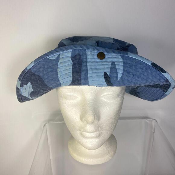 Accessories | Air National Guard Bucket Hat Blue Camo Army Boonie ...